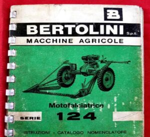 Manual de taller segadora Bertolini 124 D: instrucciones para el mantenimiento óptimo